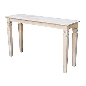 International Concepts Java Console or Sofa Table Unfinished