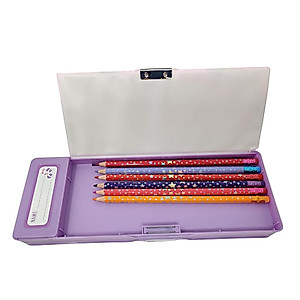 Hot Focus Caticorn Multifunction Pencil Case, Pencil Box with 2 Compartments for Girls. A Unique Stationery Set with Pop Out Calculator and Pencil Sharpener. Best Back to School Gift Set for Girls