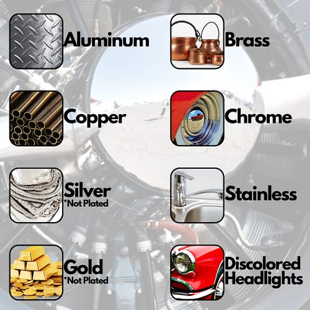 California Custom The Original Purple Metal Polish 12 oz, Great for Polish Aluminum, Chrome, Brass and Even Plastic. Bring Back That Shine! (3)