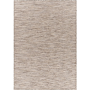 Mark&Day Outdoor Rugs, 5x7 Castricum Traditional Indoor/Outdoor Taupe Area Rug, Non Shedding Brown Cream Carpet for Patio, Porch, Deck, Bedroom, Living Room or Kitchen (5'1" x 7')
