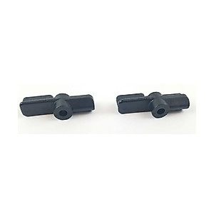 F100052035 x2 Pop Up Camper Black Turn Knobs for Door and Stove - 2 Pack F100052035 x2