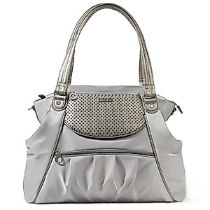 Skip Hop Studio Select Day-to-Night Diaper Satchel, Pewter