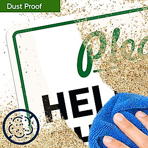 Please Help Keep This Area Clean Pick Up And Pitch In Sign, 10x14 Inches, Rust Free .040 Aluminum, Fade Resistant, Made in USA by My Sign Center