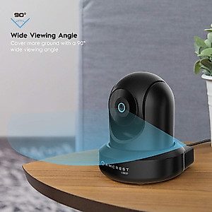 Amcrest 2-Pack 1080p WiFi Camera Indoor, 2MP Pan/Tilt Home Security Camera, Auto-Tracking, Motion & Audio Detection, Enhanced Browser Compatibility, H.265, Two-Way Talk 2PACK-IP2M-841B-V3 (Black)