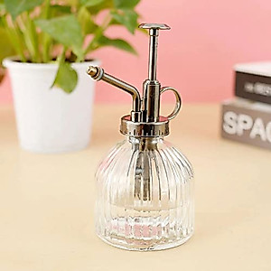 LUKEO Watering can glass plant spray bottle sprayer gardening sprinkler greenhouse home office