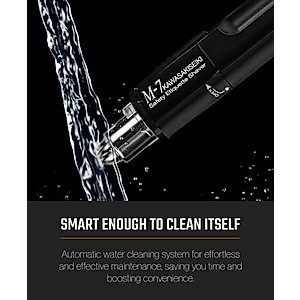 KAWASAKISEIKI M-7 Nose Hair Trimmer – Multifunctional Nose, Ears and Eyebrows Hair Trimmer for Men with Nickel Sterilized Coating and Self-Cleaning Water Resistant Design – Travel Pouch Included