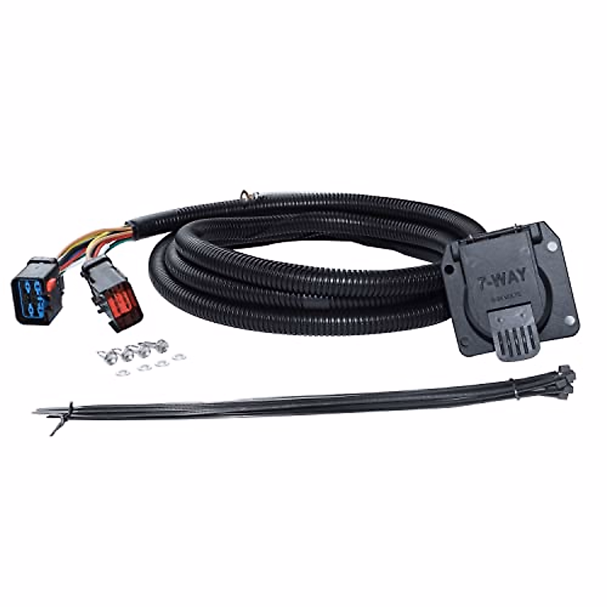 Oyviny 11-Foot 7 Way RV Trailer Wiring Extension Harness for 1995-2008 Dodge Ram 1500/1995-2009 Ram 2500,3500/1995-2010 Dodge Dakota, Adds 7-Way RV Blade to Pull 5th-Wheel or Gooseneck