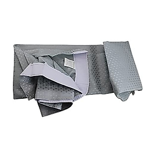 Fabric Sink Skirt Diamond Mosaic Stitch Platinum Silver Grey