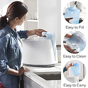 Honeywell Cool Moisture Humidifier, Medium Room, 1 Gallon Tank, White – Invisible Moisture Humidifier for Baby, Kids, Adult Bedrooms – Quiet and Easy to Clean with UV Technology for Everyday Comfort