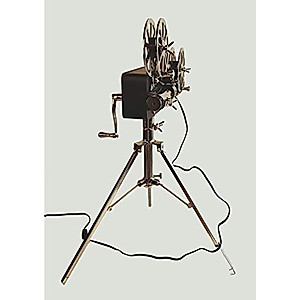 HomeRoots Silver Aluminium Movie Projector Aluminum Model