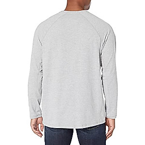 Carhartt Men's Force Relaxed Fit Midweight Long-Sleeve Pocket T-Shirt, Heather Grey, X-Large
