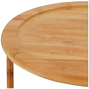 Lipper International 8302 Bamboo Wood 2-Tier 10" Kitchen Turntable