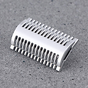 Lurrose Razor Head Replacement Manual Double Edge Razor Safety Shaving Head without Blade