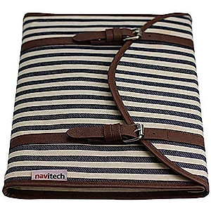 Navitech Canvas Folio Case Compatible with ASUS Chromebook Flip C214 11.6"