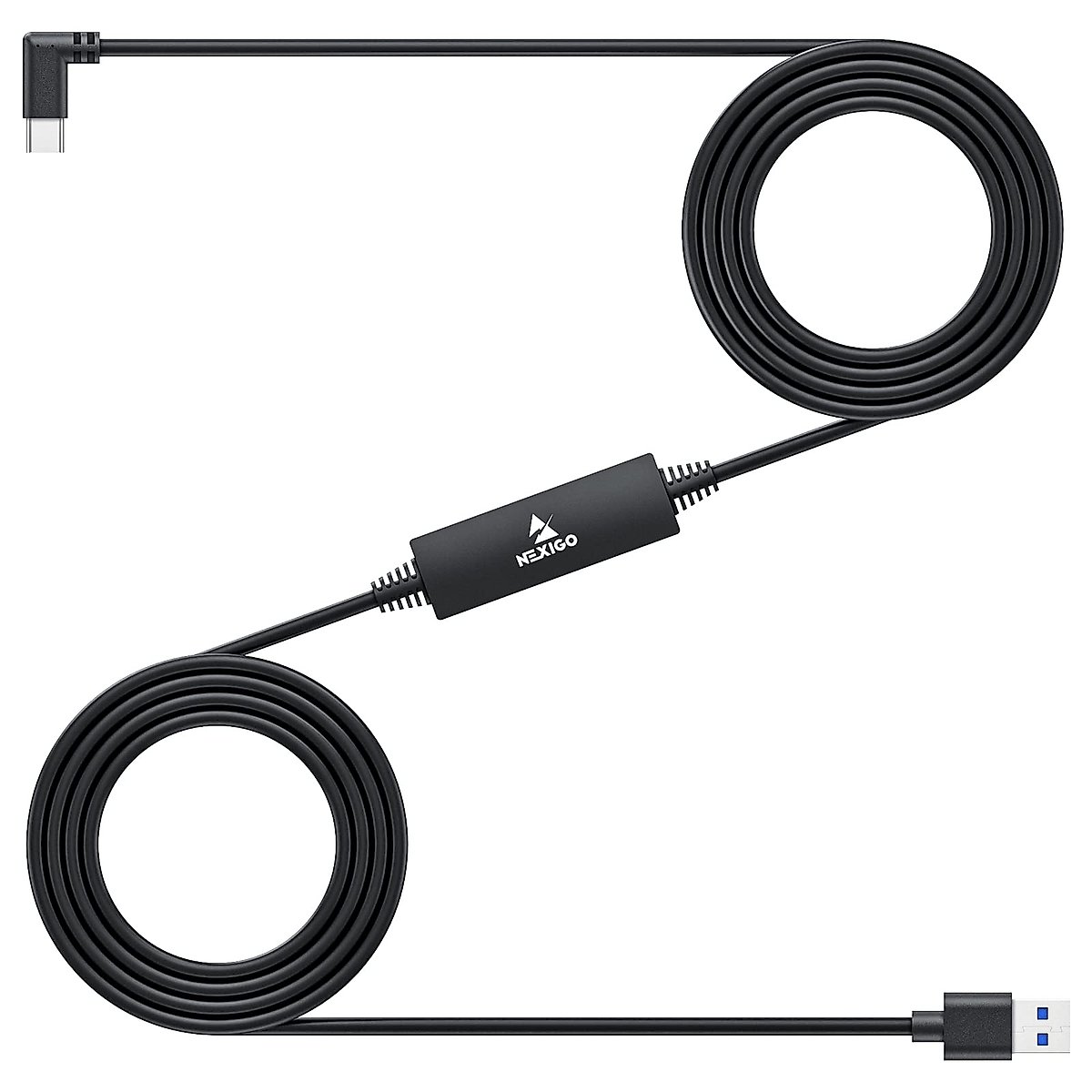 NexiGo Enhanced 32FT Link Cable with Signal Amplifier, USB 3.2 Gen1 Type C to A, Fast Charging & High-Speed Data Transfer (up to 5Gbps), Compatible with Oculus Quest 1 and 2 Headset to Gaming PC