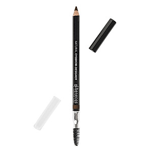 Benecos Eyebrow-Designer, All-Natural Eyebrow Pencil and Brush - Soft, Subtle, Natural Look, Vegan (Brown)