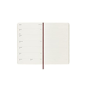 Moleskine Limited Edition Alice In Wonderland 12 Month 2023 Weekly Planner, Hard Cover, Large (5" x 8.25"), Alice