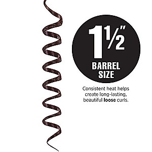 Hot Tools Professional Fast Heat Up Titanium Curling Iron/Wand, 1 1/2 Inches