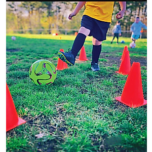 American Challenge Brasilia Soccer Ball (Lime, 4)