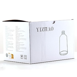 Yizhao Blue Glass Spray Bottles 2oz, with Small Fine Mist Spray, Metal Cap, Refillable for Essential Oil,Travel,Cleaning,Perfume,Aromatherapy,Makeup – 12 Pcs