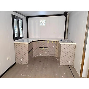 Tiny Foldable Container Home 19x20Ft Barn House Portable Prefab House with Modern Design