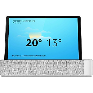 Lenovo Smart Tab M10 Plus, FHD Android Tablet, Alexa-Enabled Smart Device, Octa-Core Processor, 64GB Storage, 4GB RAM, Wi-Fi, Bluetooth, Platinum Grey