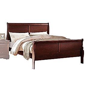 ACME Furniture Louis Philippe Twin Bed, Cherry