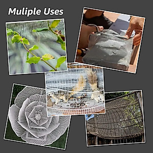 AMZDEPOT 6 Pack 12x8 Inch Stainless Steel Wire Mesh Screen for DIY Projects, Vent, Cage, Garden, Window, Filter - Never Rust