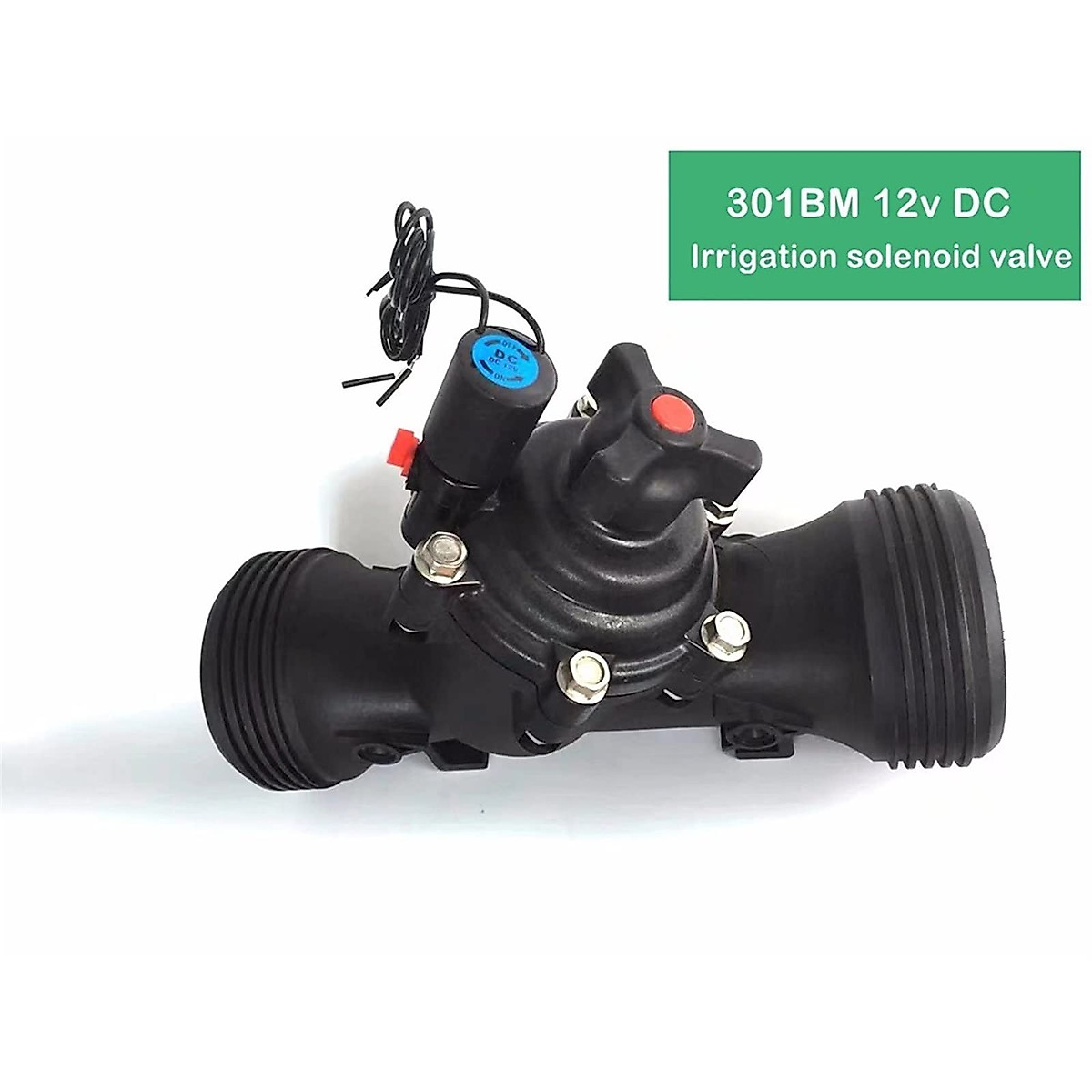 1Pcs 3 Inch Agricultural Irrigation System Hydraulic 220V 24V 12V Lawn Sprinkler Greenhouses Solenoid Valve (Size : 3", Color : 24VAC)