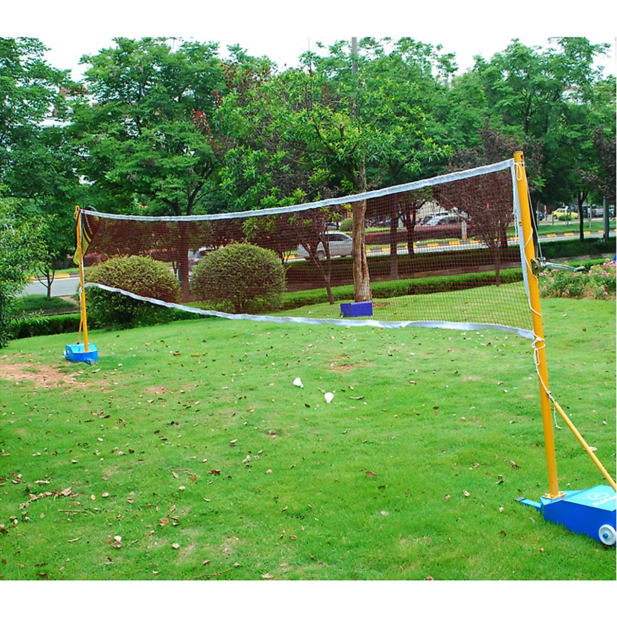NKTM Badminton Net, Badminton Sets for Backyards with Net Badminton Net for Backyard Badminton Nets Portable Badminton Tournament Net for Garden Schoolyard Backyard (20 FT x 2.5 FT)
