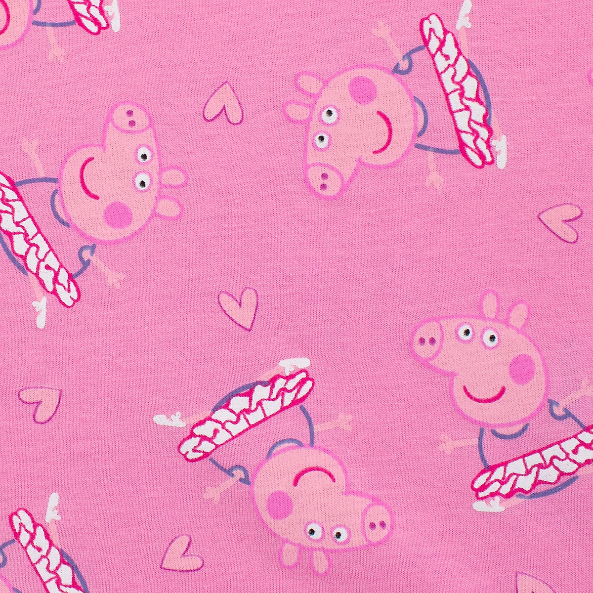 Peppa Pig Girls Pinafore Dress and Top Set Multicolored 3T