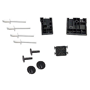 KARPAL Center Flexible Flex Step Tailgate Cap Mad Molding Trim w/Release Button Compatible with Ford F150 F-150 2015-2020