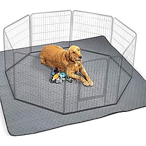 ZICOTO The Ultimate Easy to Clean XXL Puppy Whelping Pad 72"x72" - Our Washable Super Absorption Pee Pad is Perfect for Your Whelping Box Or Exercise Playpen- The Durable Non Slip Floor Mat for Dogs