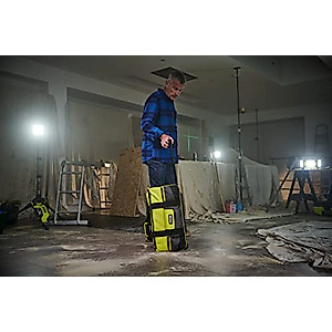 RYOBI RSSLTB2 Tool Bag with Wheels,Black, Yellow,Large