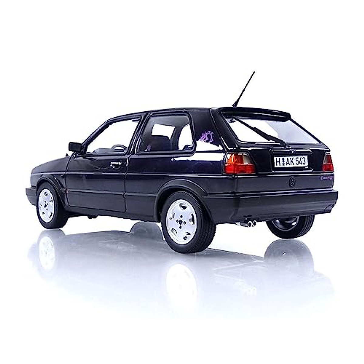 Norev 1991 Golf GTI Fire and Ice Dark Purple Metallic 1/18 Diecast Model Car 188558
