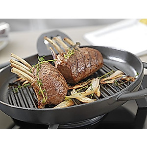 Staub Pure Grill Cast Iron Hollow Pot, 30cm, Black