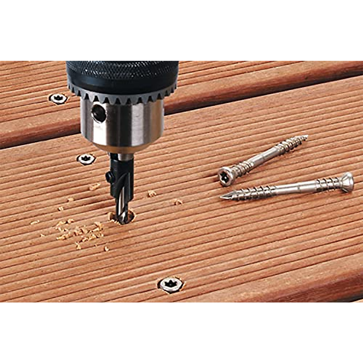 Wolcraft Screw Setter Set with Tapered Drill Bits