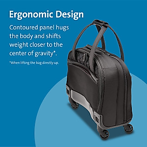 Kensington Contour 2.0 Executive Balance Laptop Spinner — 15.6” (K60380WW), Black