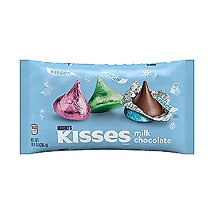 HERSHEY'S KISSES Milk Chocolate Treats, Easter Candy, 10.1 oz Bag