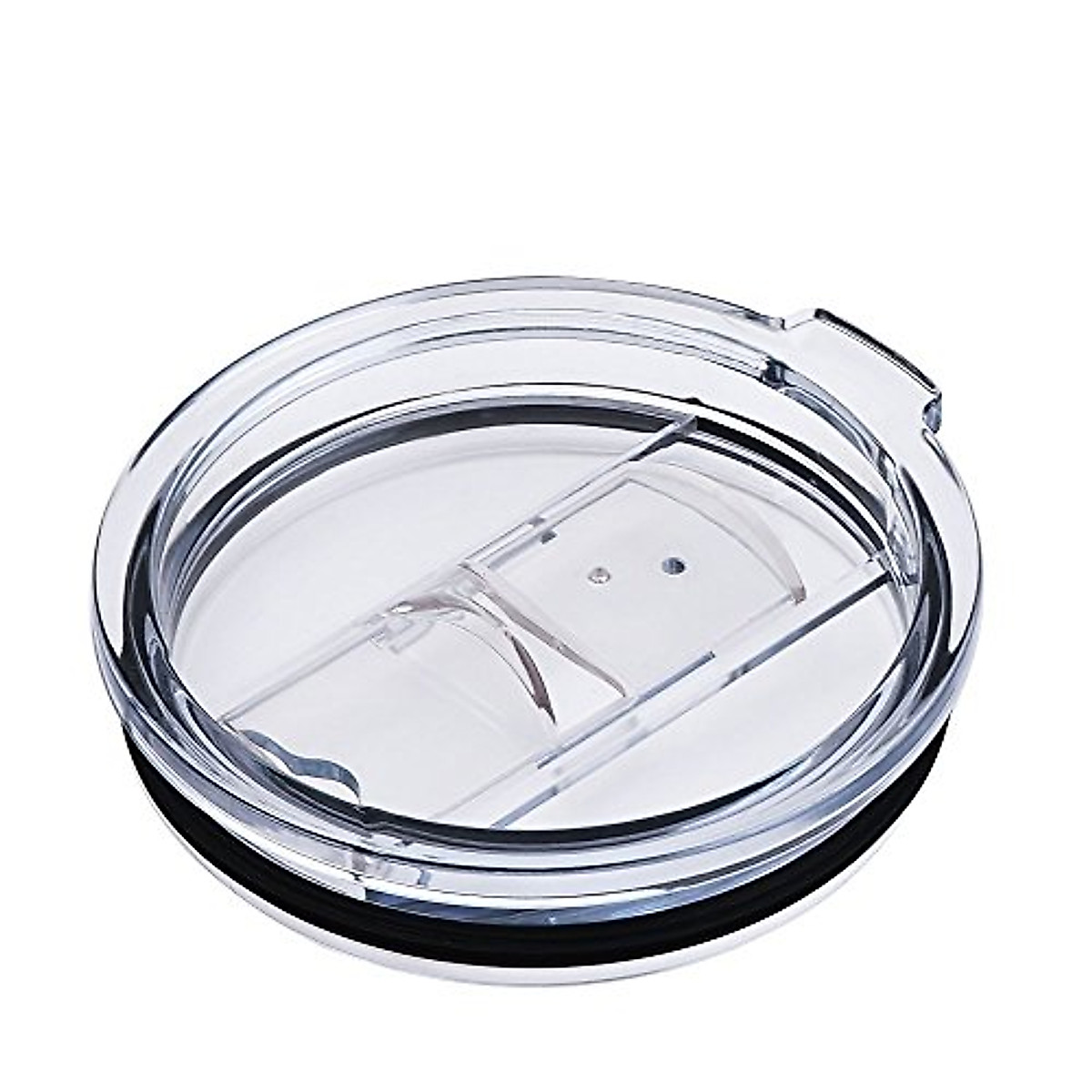 Tumbler Lid for 30 Oz Yeti Rambler, Old Style RTIC, Ozark Trails and more Cooler Cup, Sliding Splash Proof and Straw Friendly