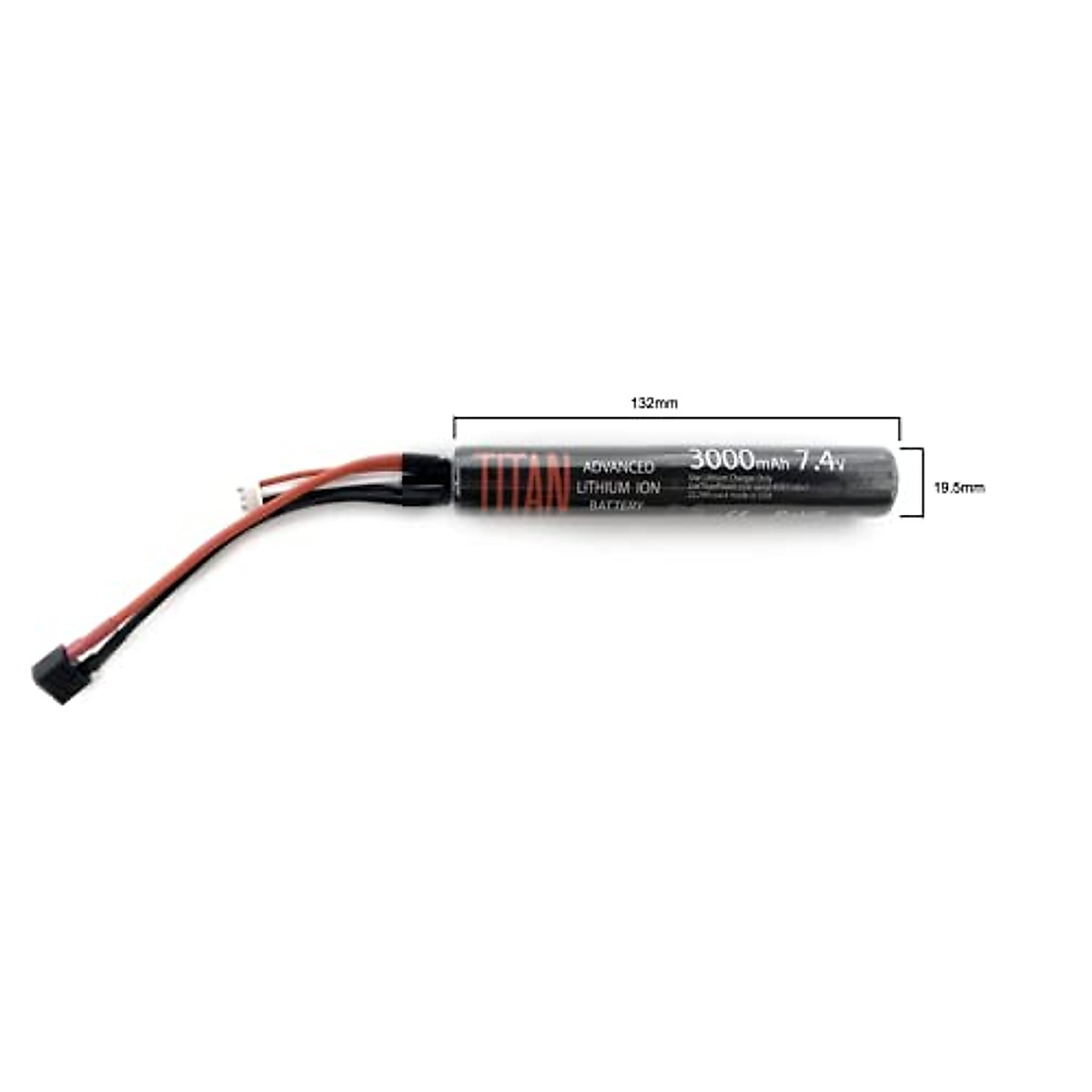 Titan 3000mAh 7.4v Stick T-Plug (Deans)