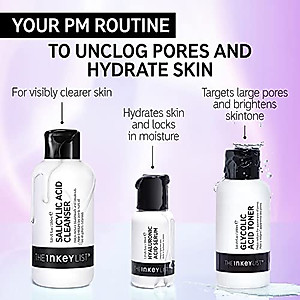 The INKEY List Glycolic Acid Toner, Exfoliator to Reduce Pore Size, Blur Fine Lines and Even Skin Tone, 3.38 fl oz