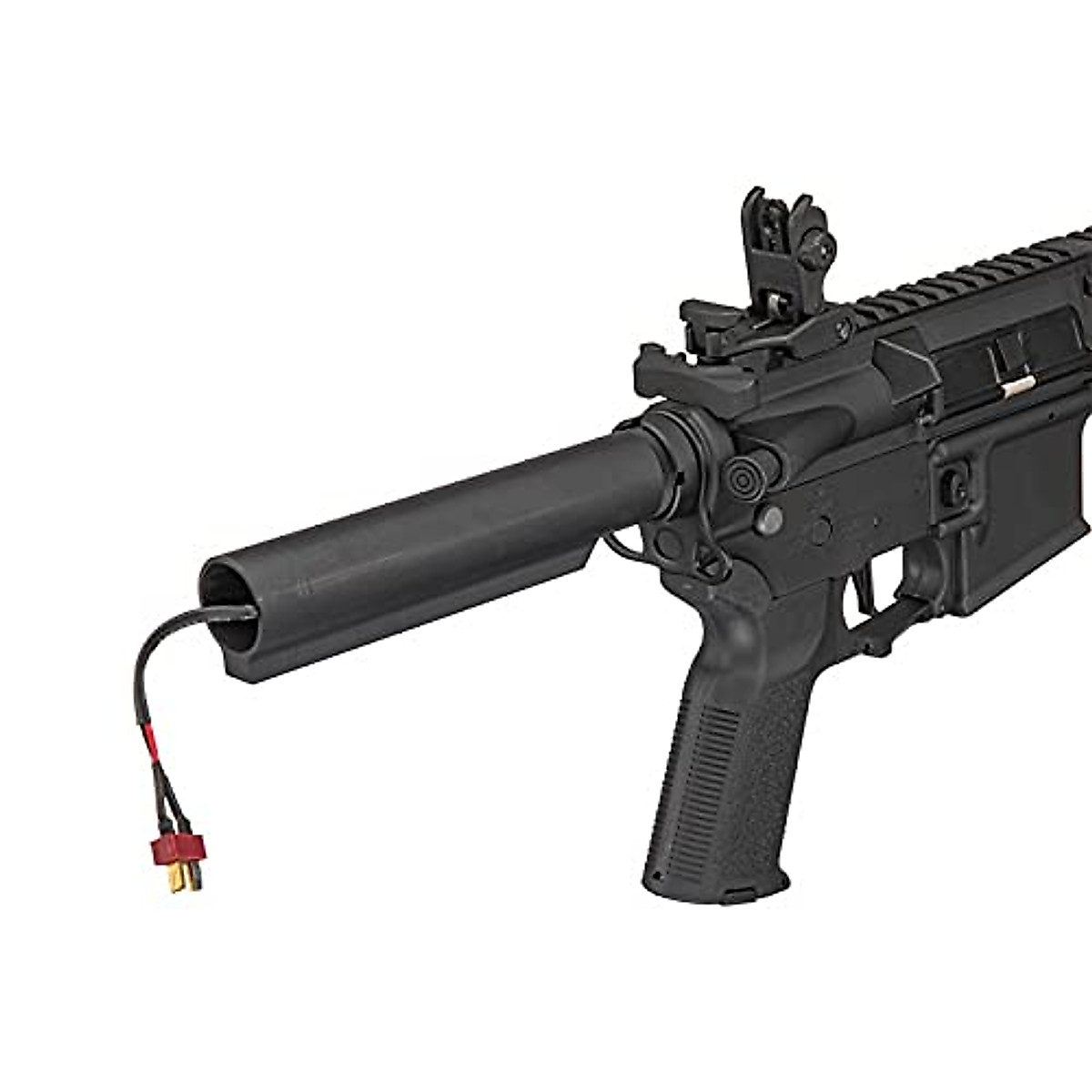 Lancer Tactical Gen 3 Airsoft Rifle MK18 Mod 0 Nylon Polymer Airsoft AEG Gun with Programmable Fast Trigger & Mosfet (Black)