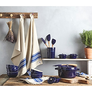 STAUB Ceramics Universal Bowl, 6.5-inch, Dark Blue, 1 Count (Pack of 1)