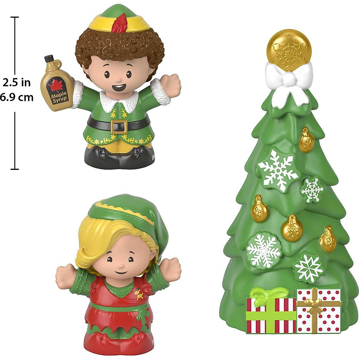 Little People Collector Elf Movie Special Edition Figure Set in Christmas Display Gift Box for Adults & Fans