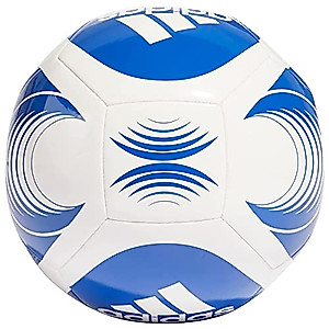 adidas Unisex Starlancer Club Soccer Ball, Team Royal Blue/White/White, 5