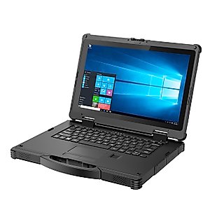 14 Inch Rugged Laptop Intel Core 11th i5-1135G7 700 Nits Sunlight Readable：Rugged Notebook FHD (1920 x 1080) Windows 11/16 GB Total RAM & 256 GB SSD/Wi-Fi 6/BT 5.1/Ethernet Port for Outdoor Work