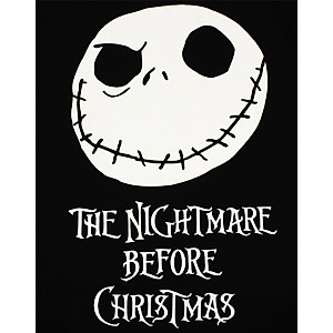 Disney Nightmare Before Christmas Pyjamas Womens Skellington PJ Top Trousers Small Black
