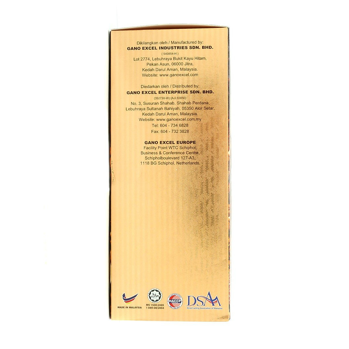 Ganocafe 3in1 dark roast Whole Bean Coffee (3 Boxes 60 Sac)