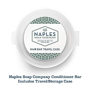 Naples Soap Company, Protein Enriched, 50-75 Use, Solid Hair Conditioner Bar, Eco-Friendly Haircare, Helps Ensure Vibrant, Healthy Hair, All Hair Types, Karma, 1oz